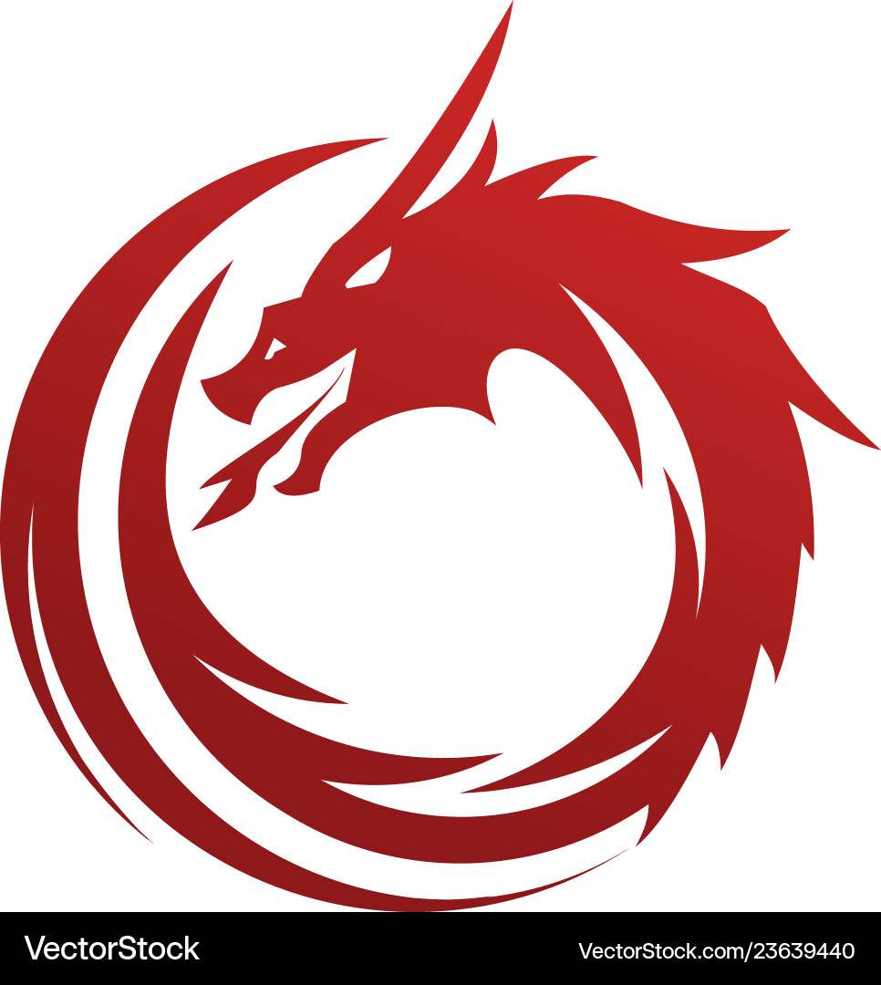Chinese Dragon Logo Template – Free Vector | VectorStock