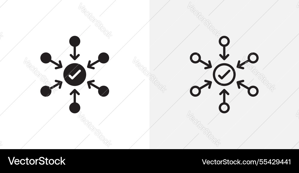 Centralized icons pack for apps and ui ux desigs Vector Image