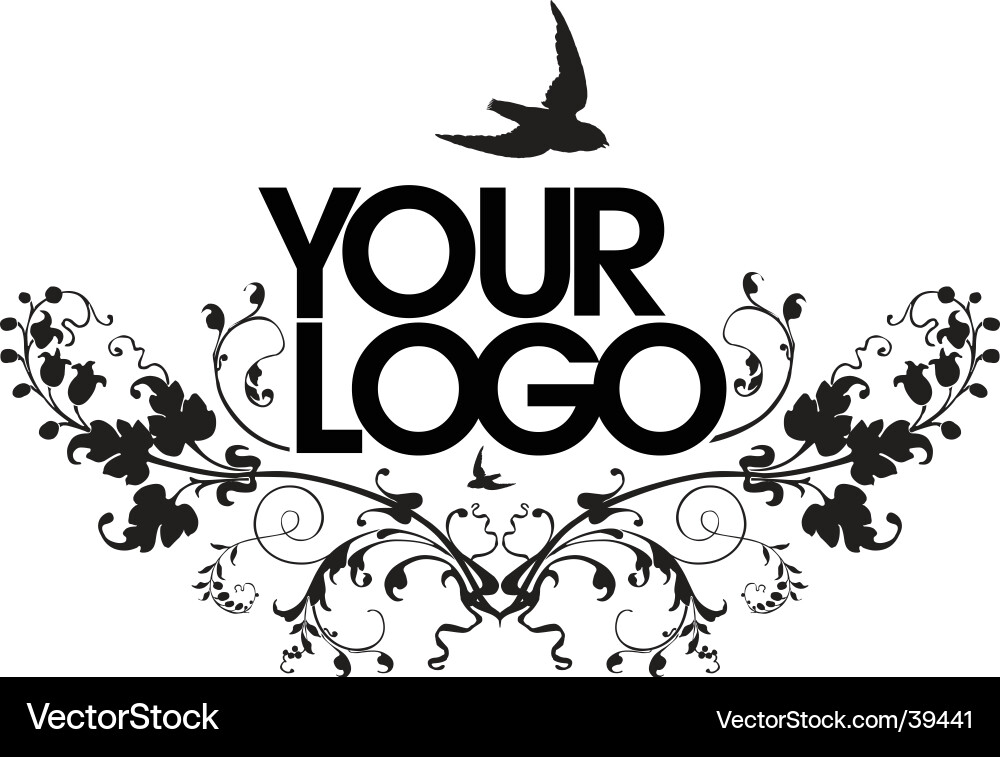 Your logo Royalty Free Vector Image - VectorStock