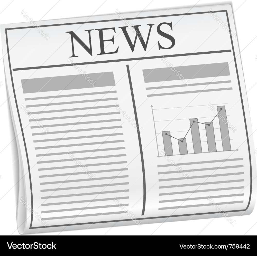 Newspaper Royalty Free Vector Image - VectorStock