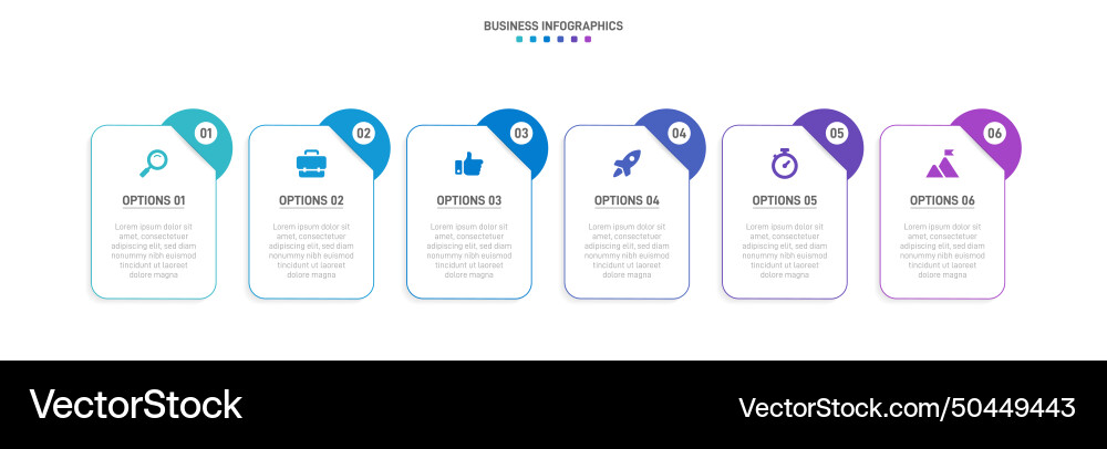 Timeline infographic with infochart modern Vector Image