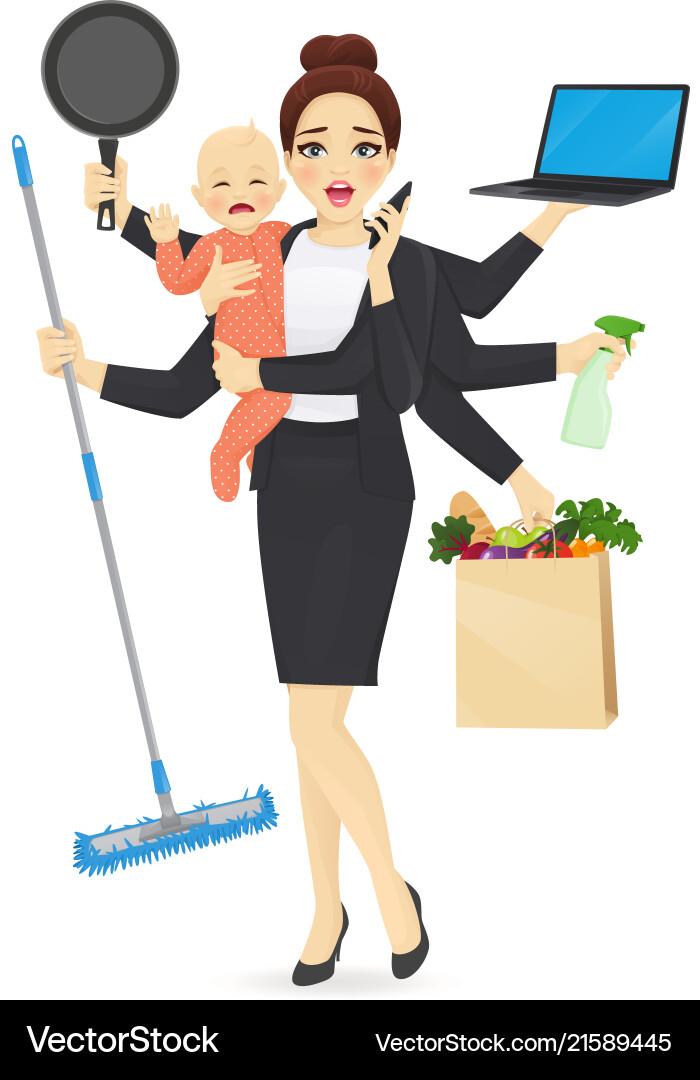 Multitasking Wife Vector Images (over 310)