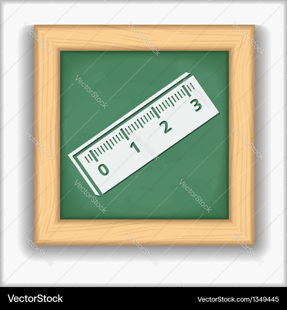 Ruler icon Royalty Free Vector Image - VectorStock
