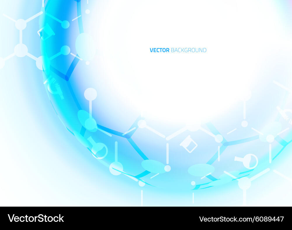DNA Molecular Structure Background Royalty Free Vector Image