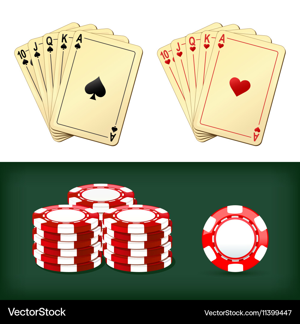 Playing Cards Scattered Vector Images (over 310)