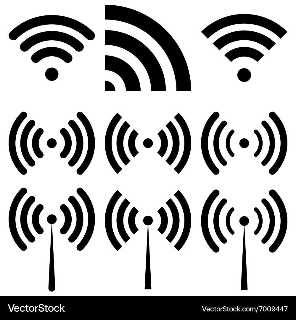 Wi-fi Royalty Free Vector Image - VectorStock
