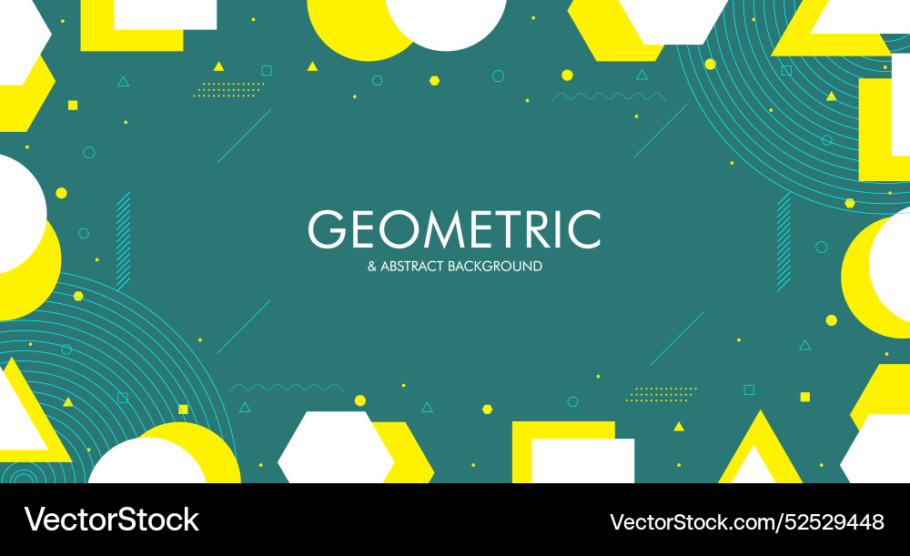 Creative geometric background design with graphic Vector Image