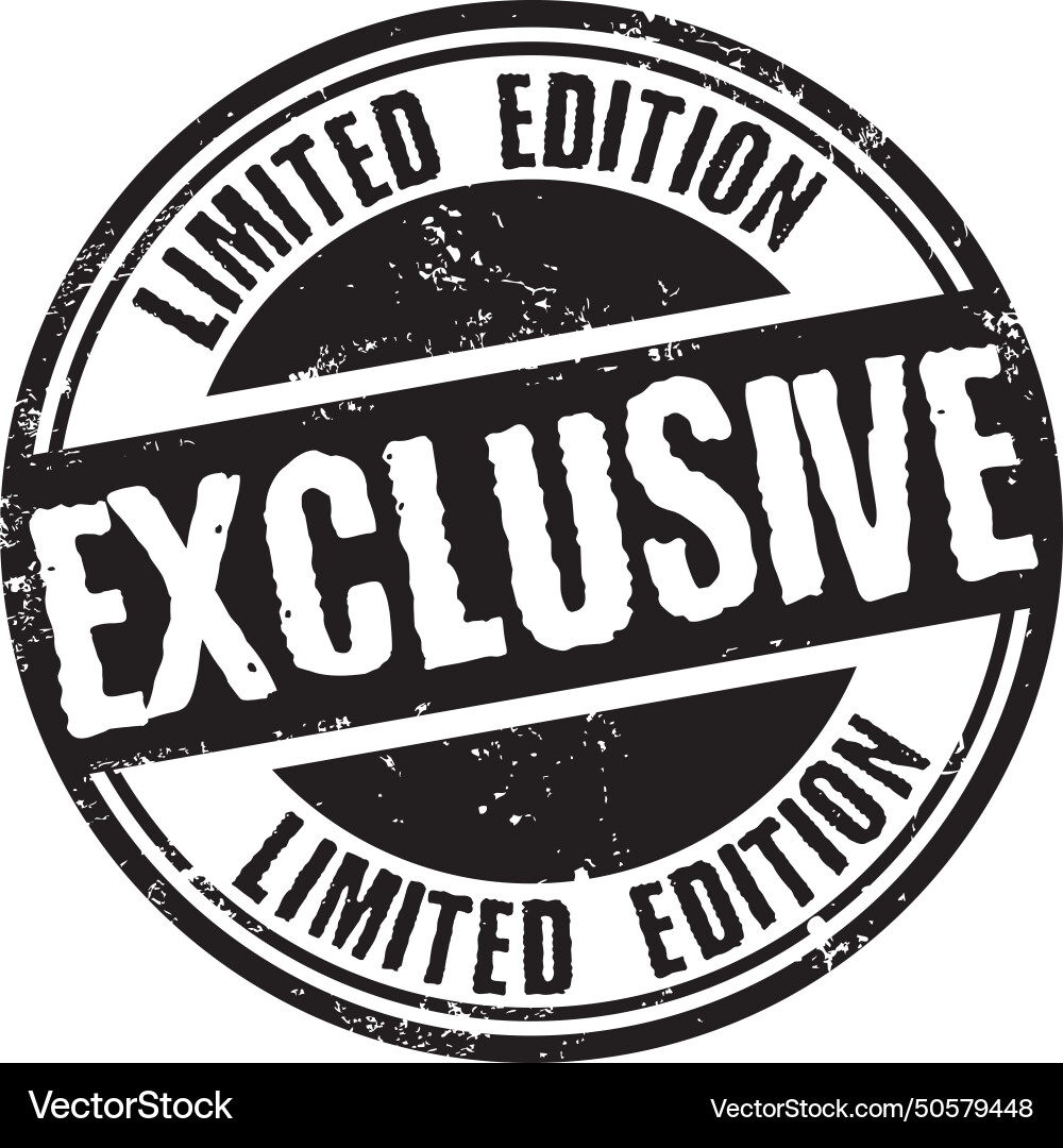 Exclusive stamp Royalty Free Vector Image - VectorStock