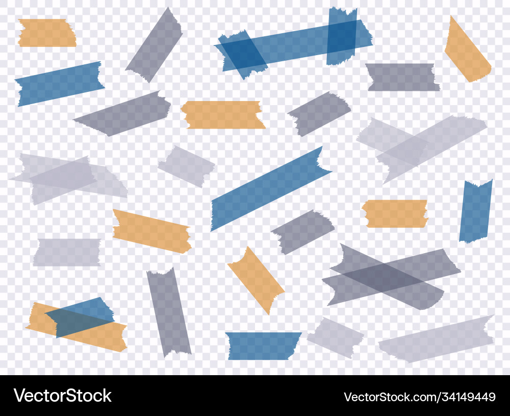 Adhesive tape et accept or yes cross Royalty Free Vector