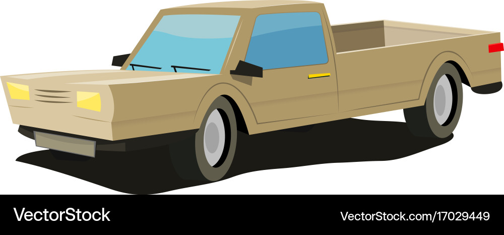 Cartoon-yellow-car Royalty Free Vector Image - VectorStock