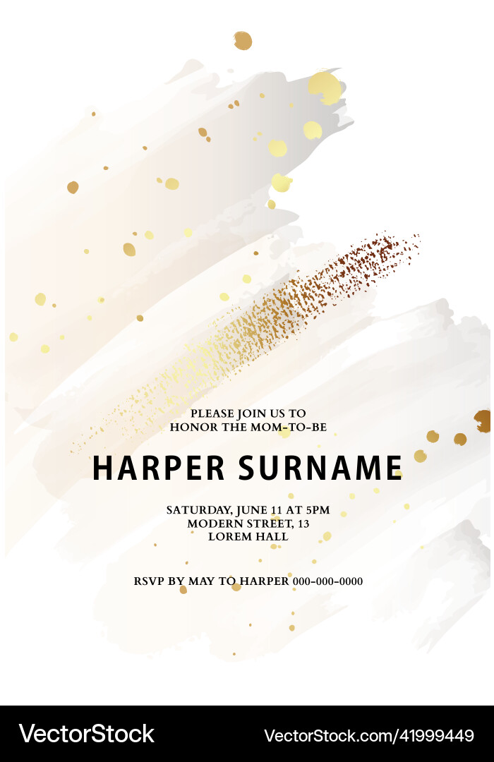 Wedding Invitation Ivory Background