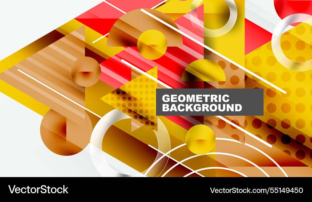 Sleek abstract background - layered triangles with