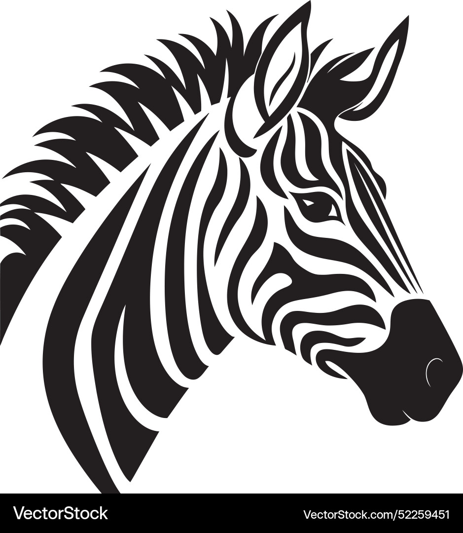 Contemporary stylish wolf designfearless black Vector Image