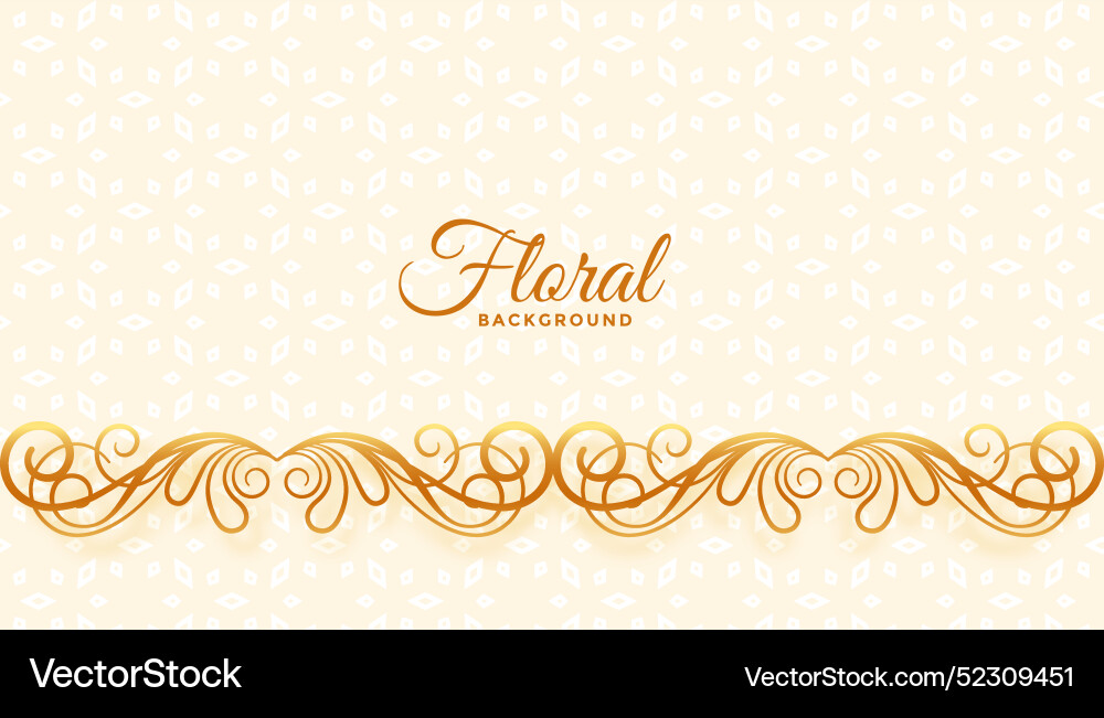 Decorative and ethnic filigree pattern border Vector Image