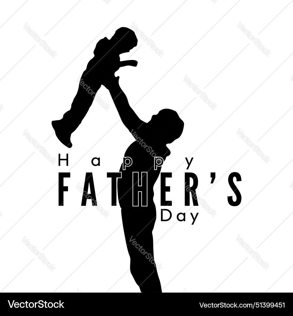 Father day Royalty Free Vector Image - VectorStock