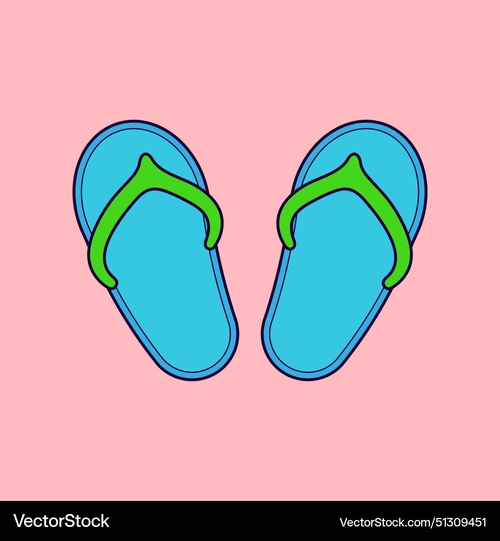 Slipper icon slippers footwear Royalty Free Vector Image