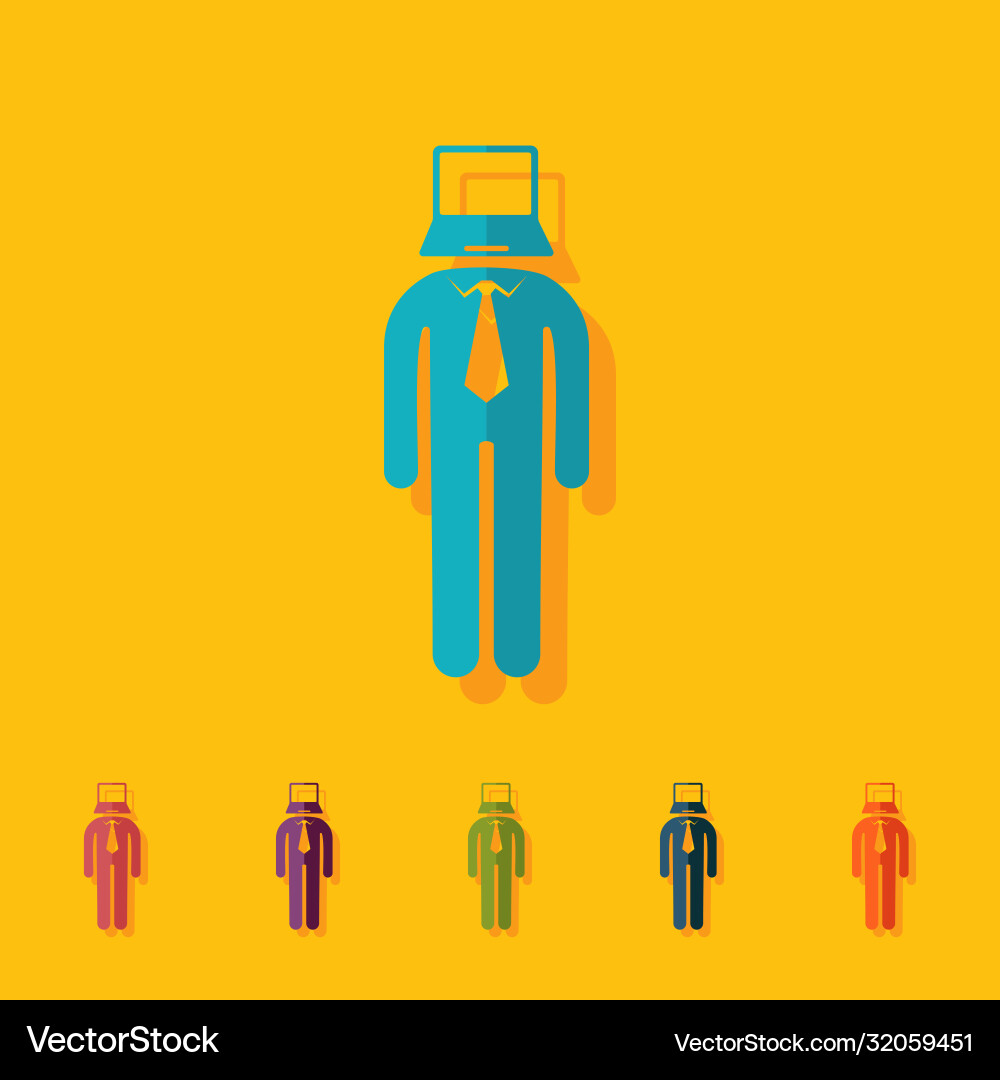 Stick figure a man Royalty Free Vector Image - VectorStock