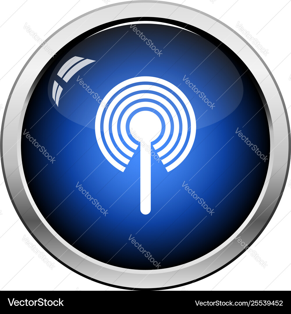 Radio antenna icon Royalty Free Vector Image - VectorStock