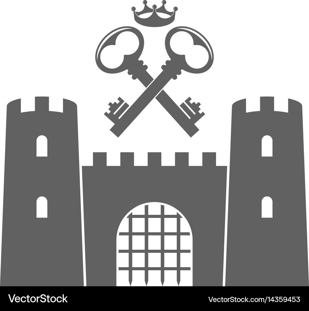 Castle logo Royalty Free Vector Image - VectorStock
