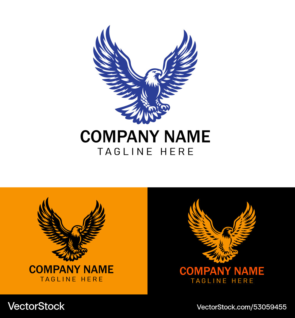 Eagle logo Royalty Free Vector Image - VectorStock
