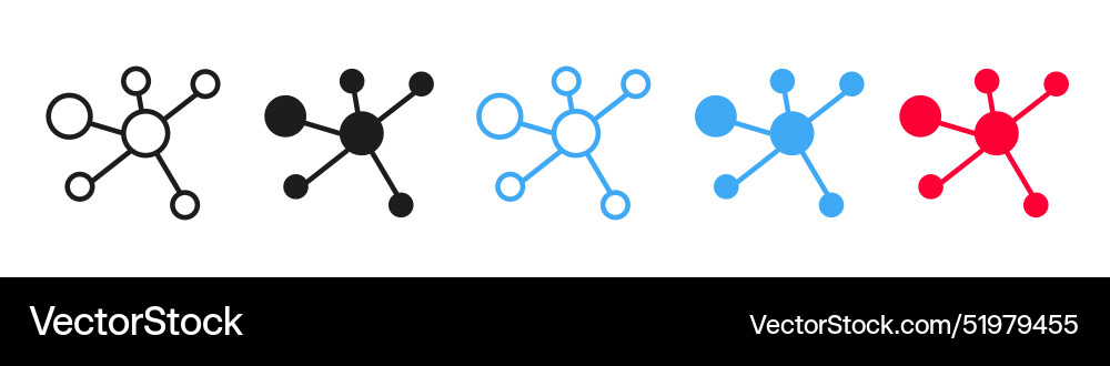 Scientific molecular structures and chemistry Vector Image