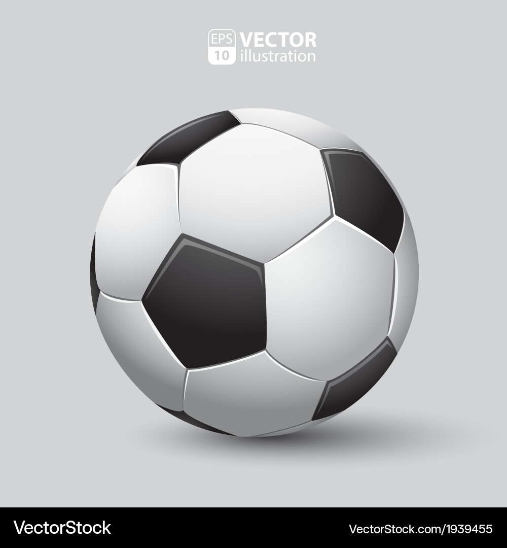 Soccer ball Royalty Free Vector Image - VectorStock