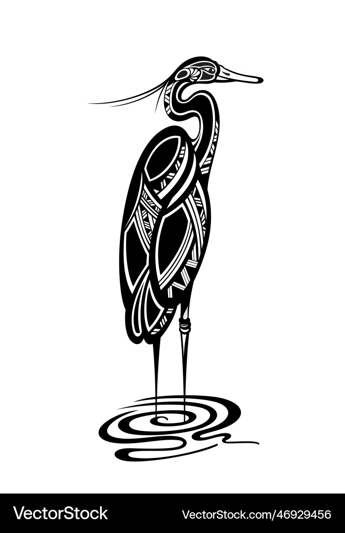 Heron Royalty Free Vector Image - VectorStock