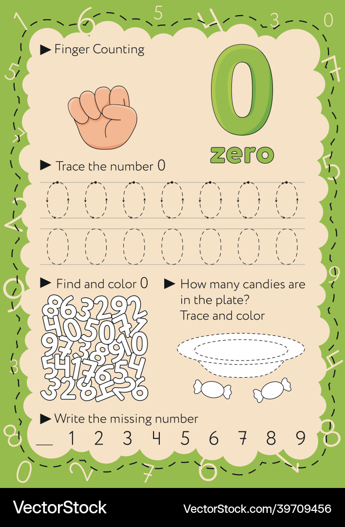 Printable Learning Numbers Worksheets