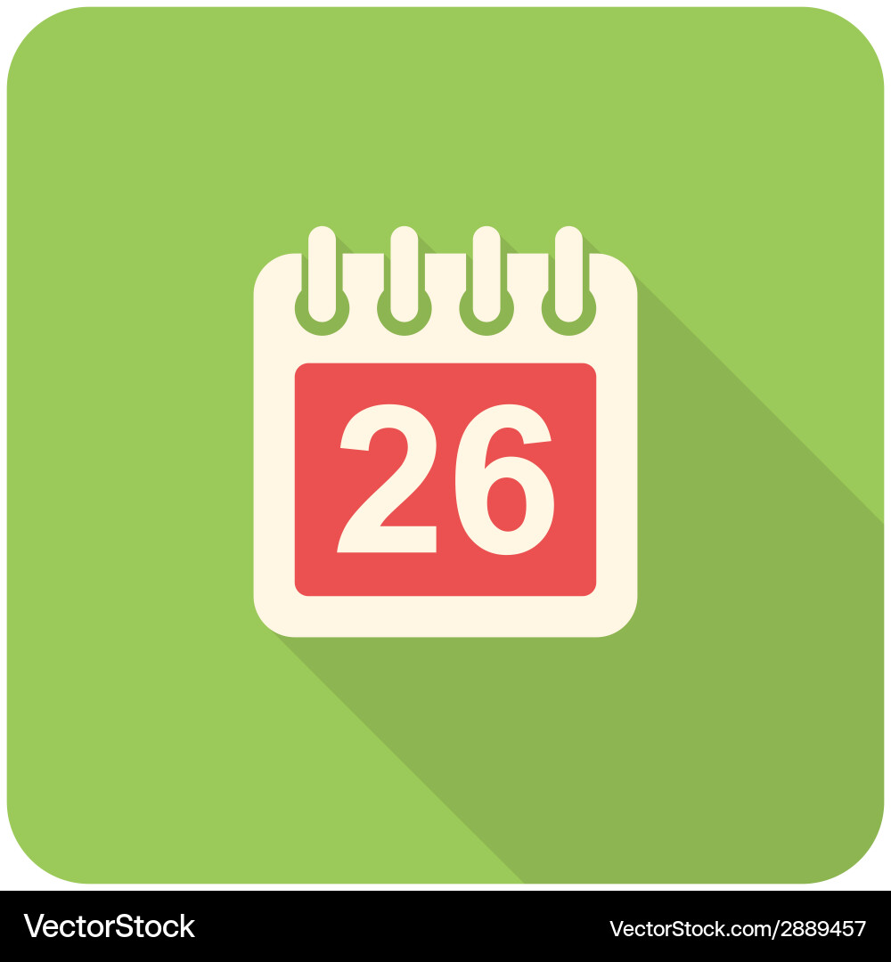 Calendar icon Royalty Free Vector Image - VectorStock