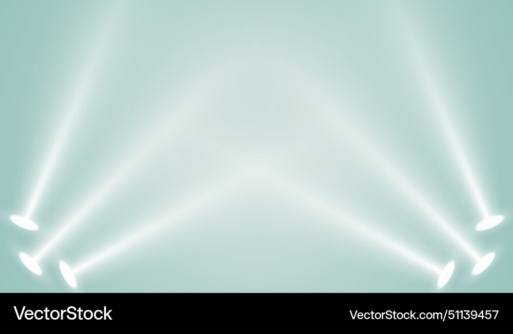 Shining focus light effect for product Royalty Free Vector