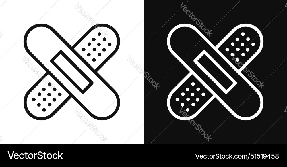 Band aid icon Royalty Free Vector Image - VectorStock