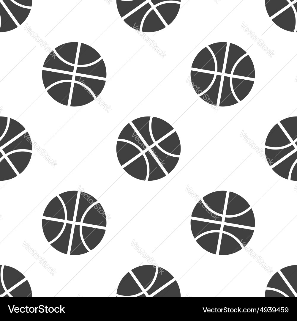 Basketball pattern Royalty Free Vector Image - VectorStock
