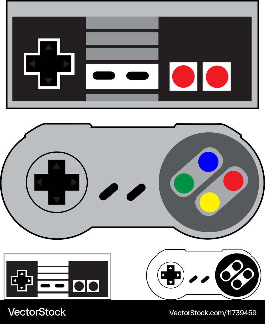 Nes Controller Vector Images (29)