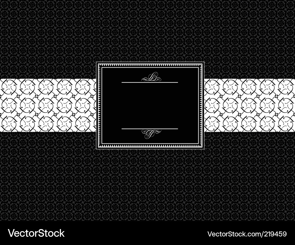 Ornate Scroll Packaging Royalty Free Vector Image