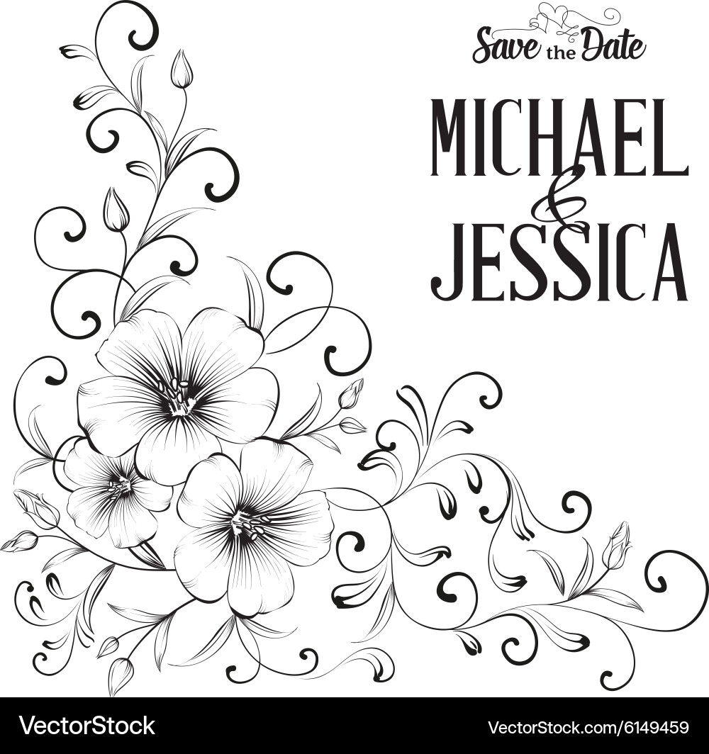 Sakura garland composition Royalty Free Vector Image