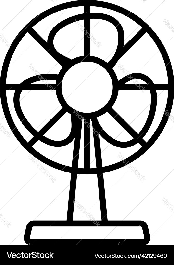 Electric fan icon Royalty Free Vector Image - VectorStock