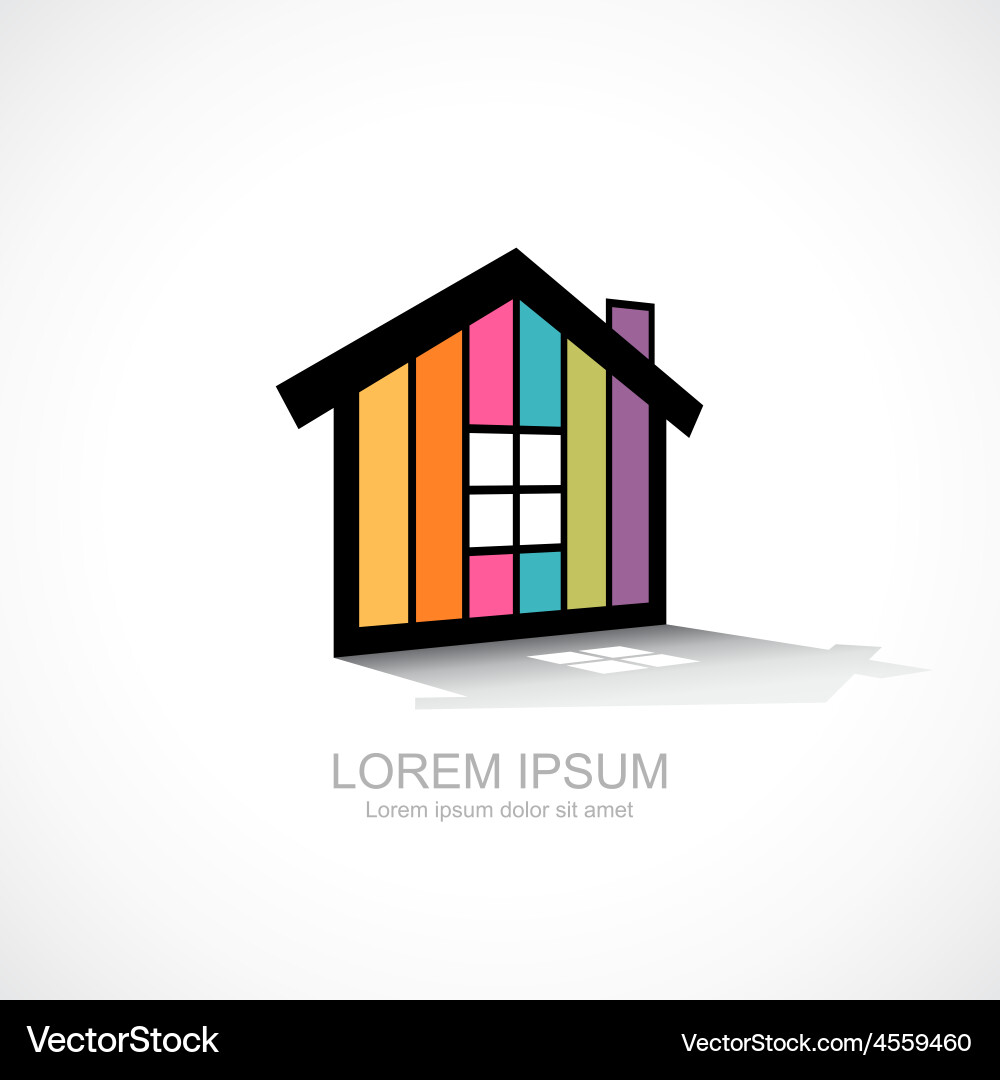 House renovation icon Royalty Free Vector Image