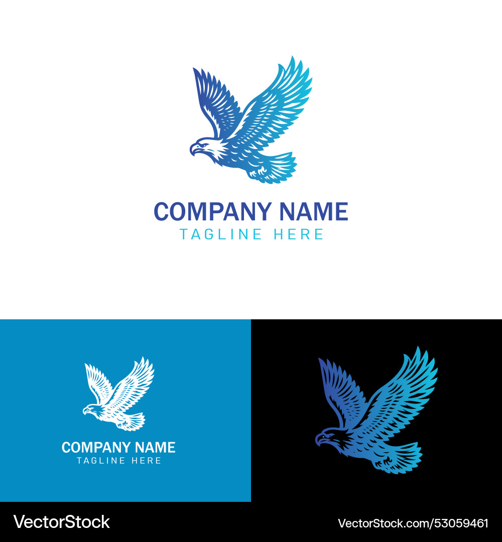 Eagle logo Royalty Free Vector Image - VectorStock