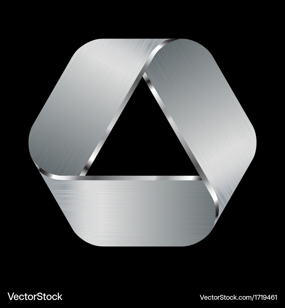 Metal emblem Royalty Free Vector Image - VectorStock