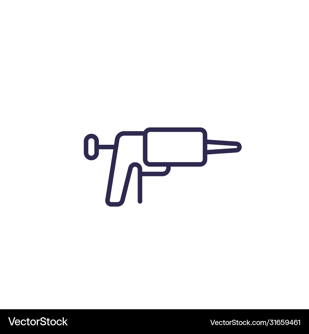 Silicone Caulk Gun Icon Royalty Free Vector Image