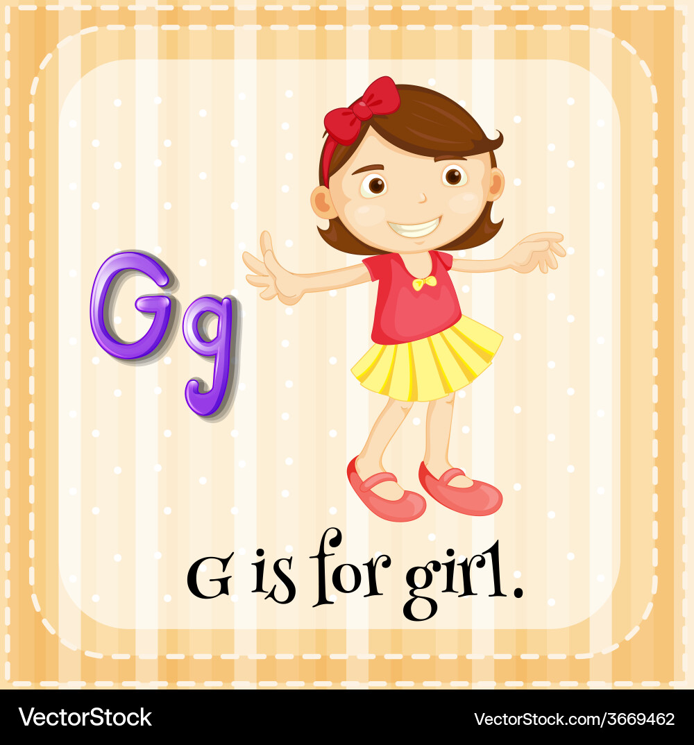 Letter g Royalty Free Vector Image - VectorStock