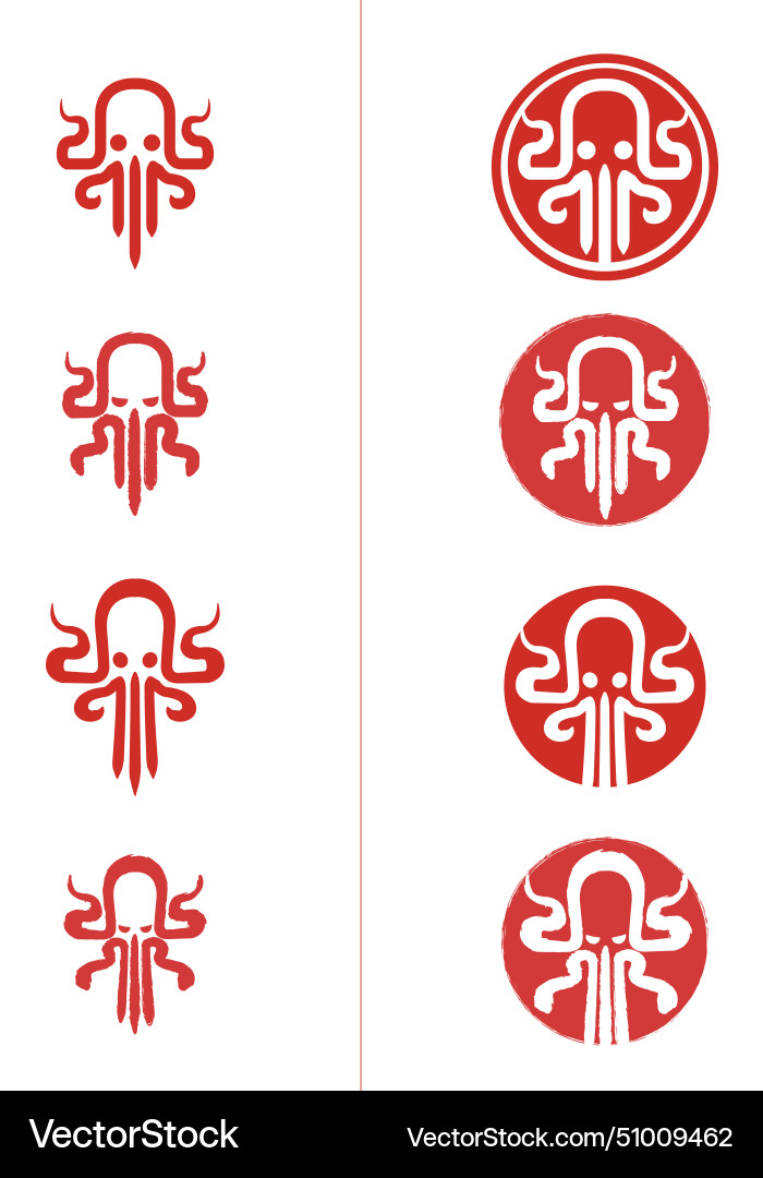 Octopus icon Royalty Free Vector Image - VectorStock
