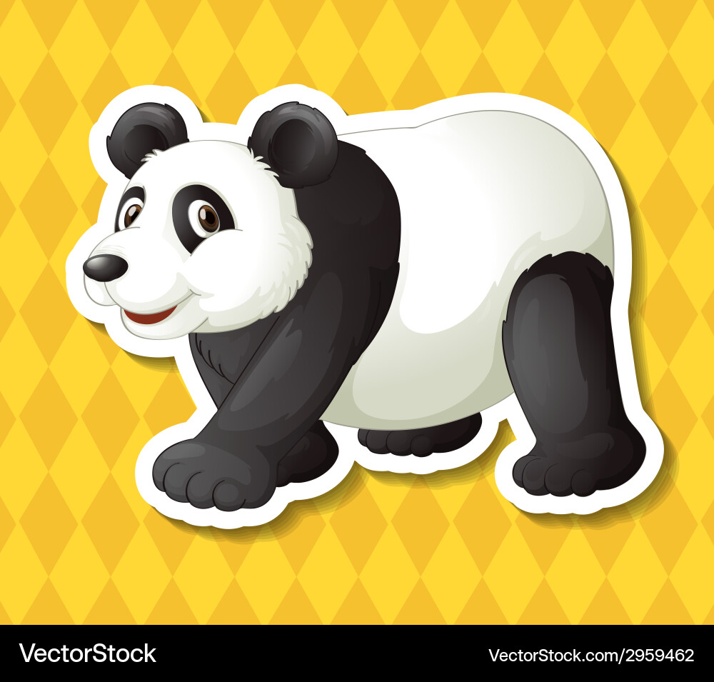 Panda Royalty Free Vector Image - VectorStock
