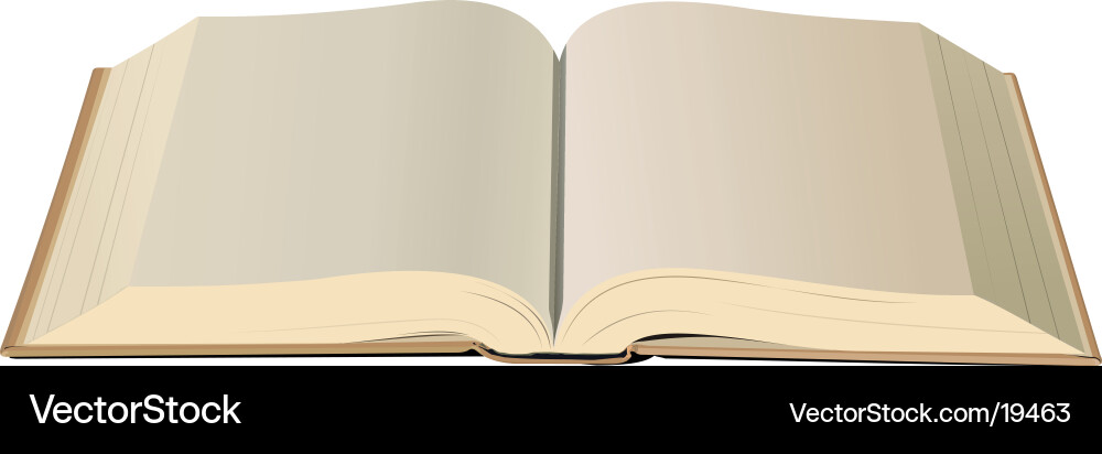 Open book Royalty Free Vector Image - VectorStock