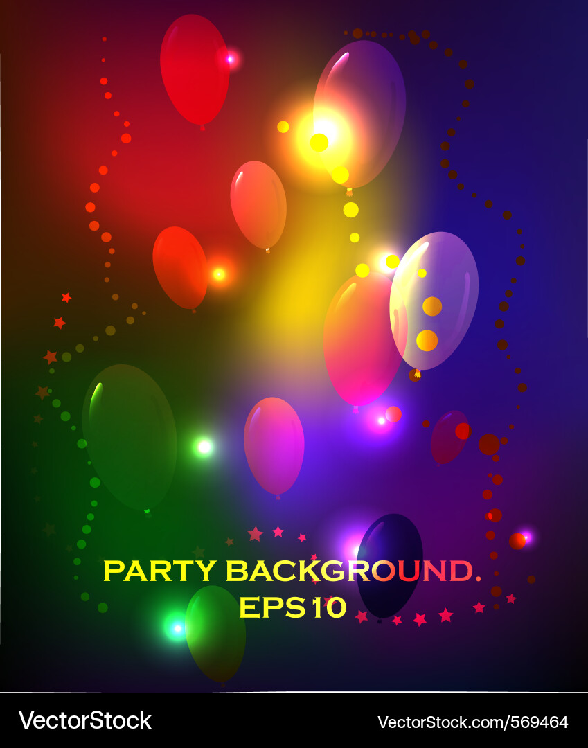 Abstract party background Royalty Free Vector Image