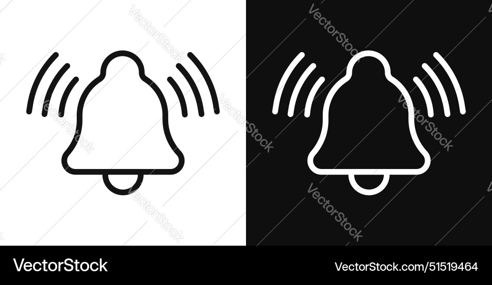 Bell icon Royalty Free Vector Image - VectorStock