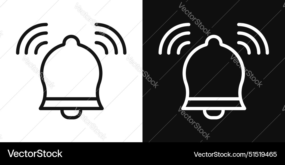 Bell ring icon Royalty Free Vector Image - VectorStock