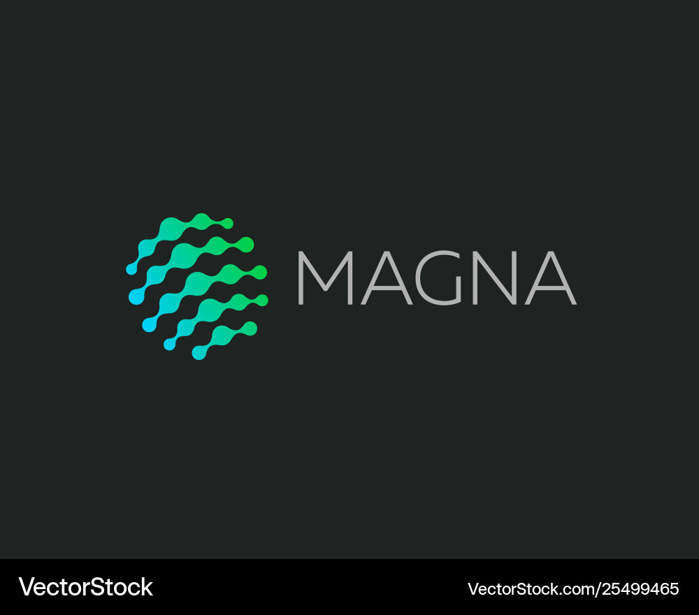 Dynamic Circle Logo - Energy & Innovation Vector Image