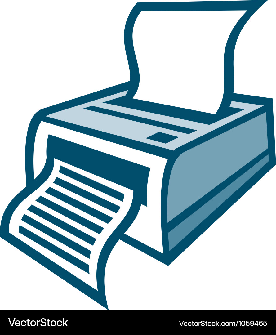 Printer Royalty Free Vector Image - VectorStock