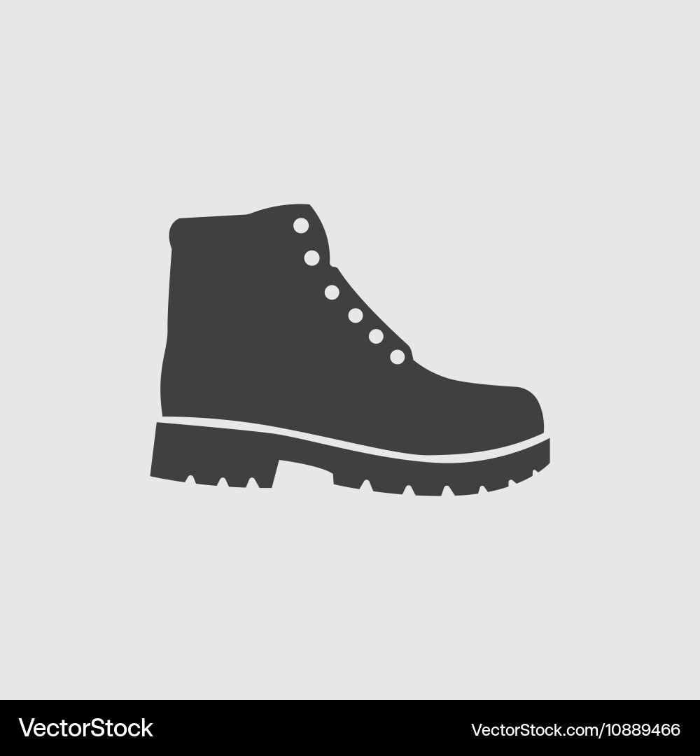 Wanderstiefel Ikone Lizenzfreies Vektorbild - VectorStock